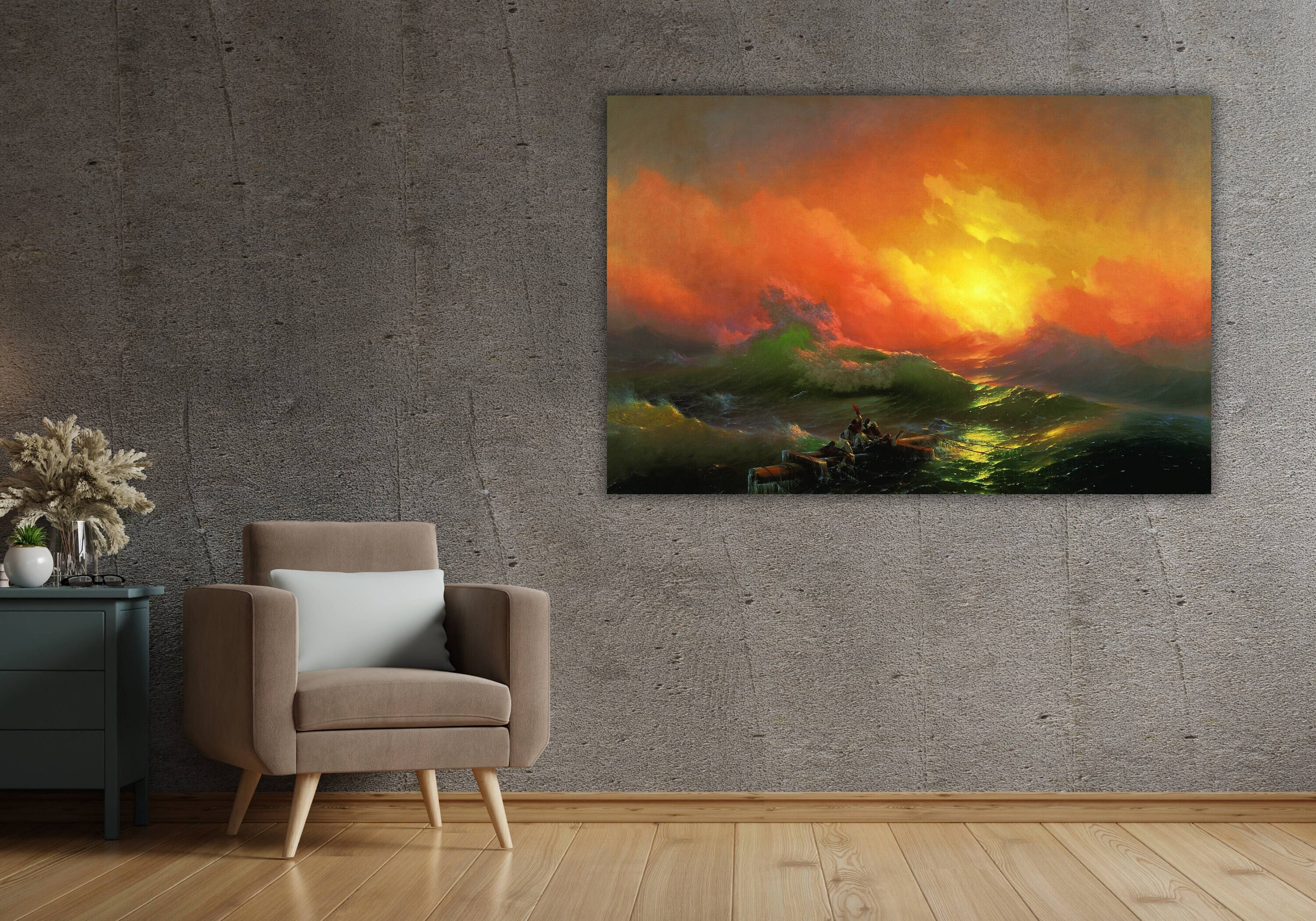 Ivan Aivazovsky Paintings,ivan Aivazovsky the Ninth Wave 1850 Canvas ...