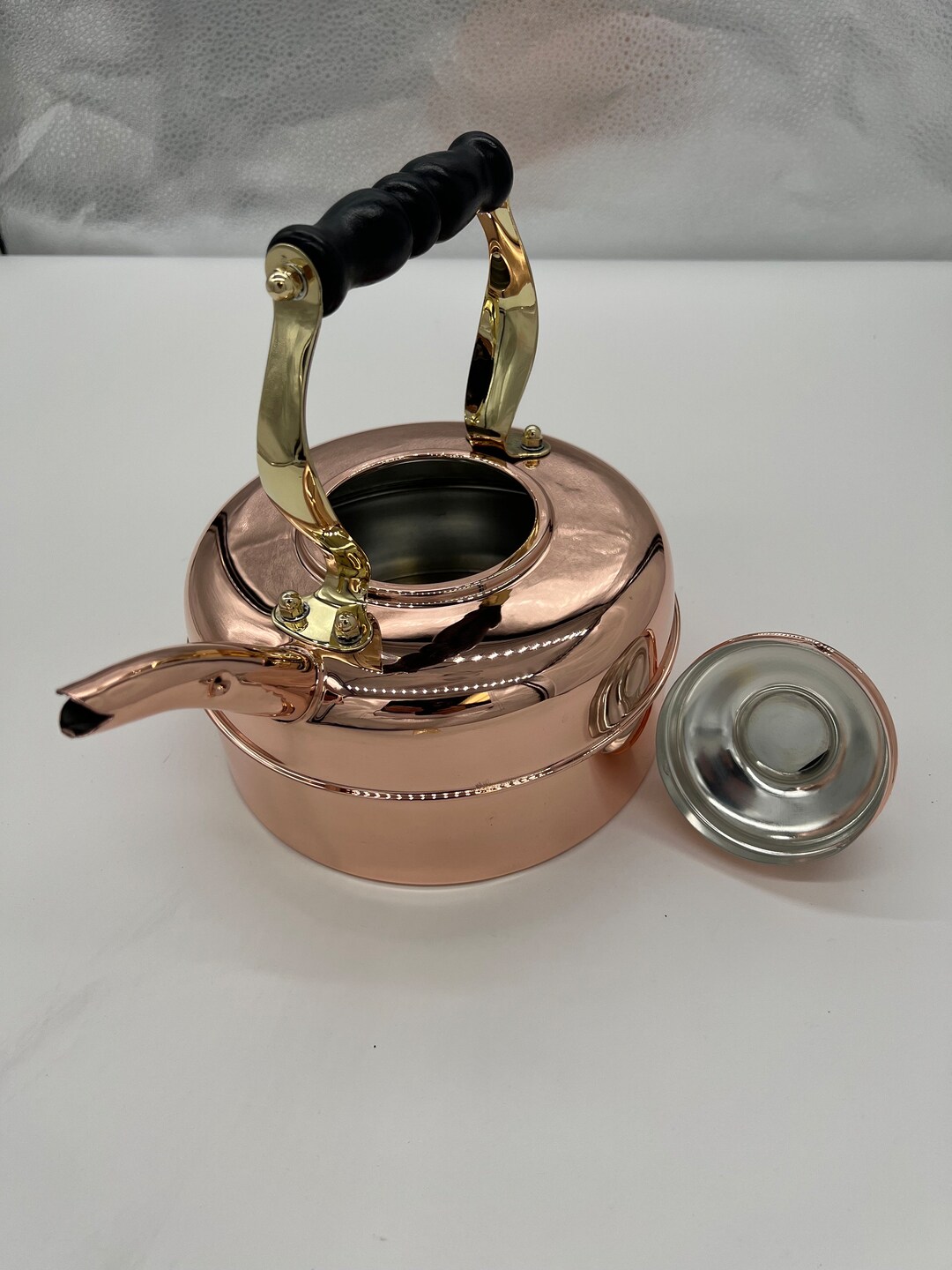 Vintage Simplex Solid Copper Teapot Tea Kettle Made in England - Etsy