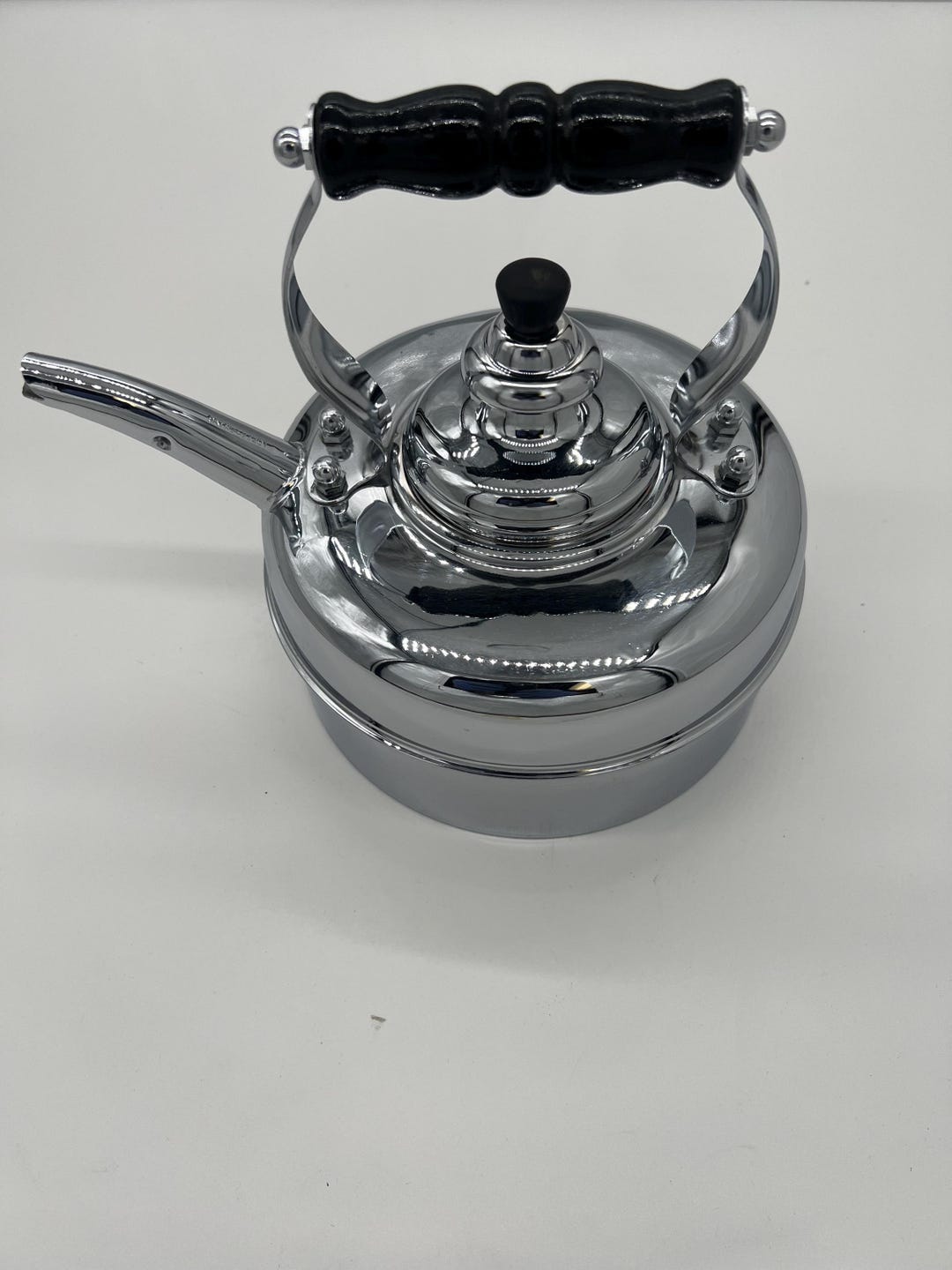 Vintage Simplex Solid Copper Chrome Plated Teapot Tea Kettle Made in England - Etsy