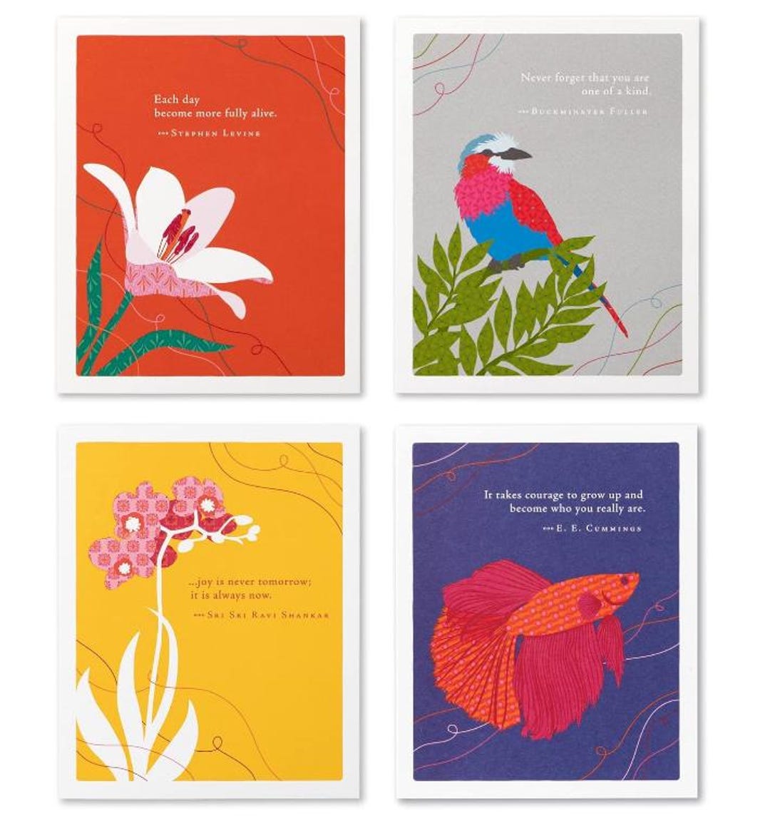 Birthday Cards, Nature Themed Cards With Envelopes - Etsy