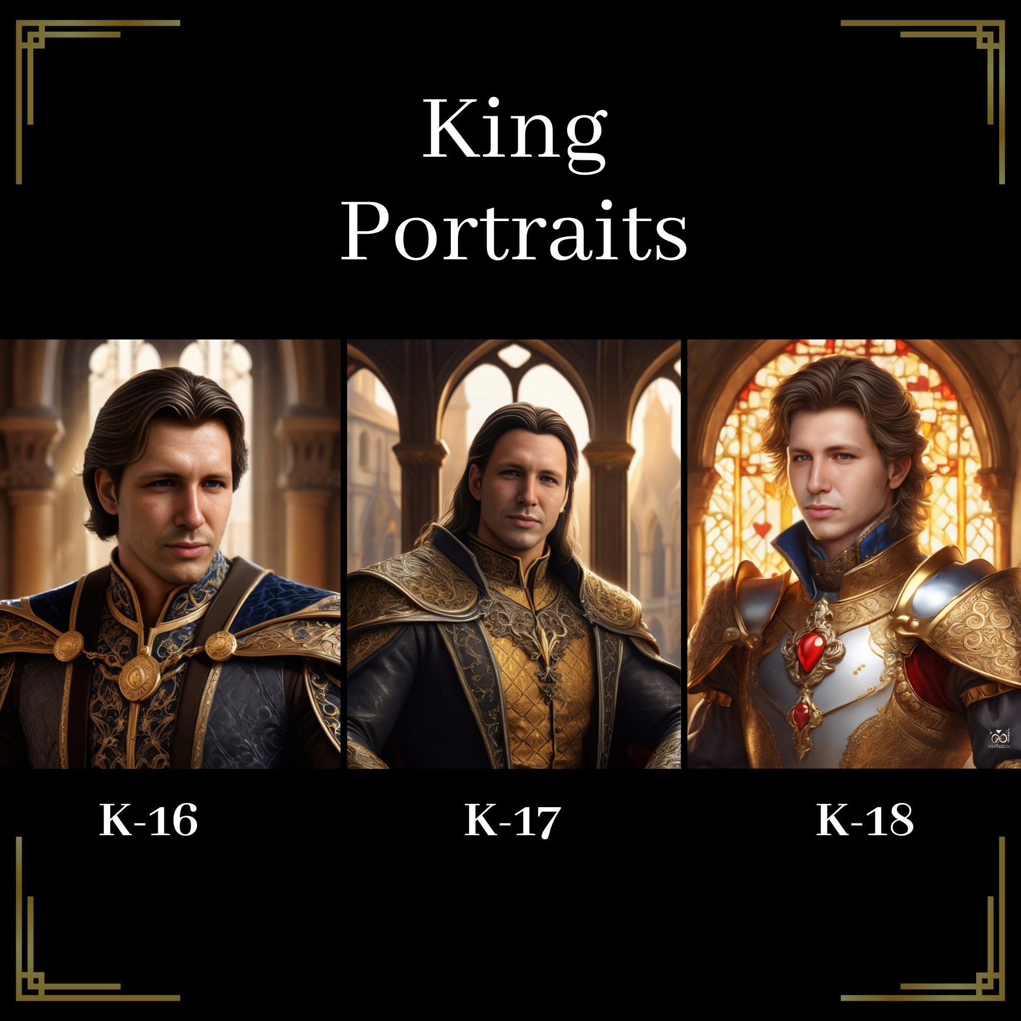 Custom King Portrait From Your Photo Face Swap Make Me Royal Make Me ...