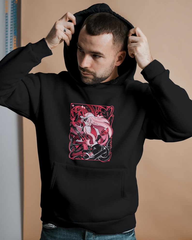 Charlie and Alastor Valentine's Day Hazbin Hotel PNG, Digital Prints ...