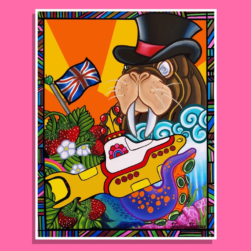 Yellow Submarine Art - Etsy