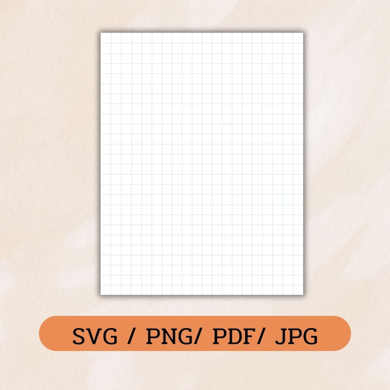 Printable Graph Paper: Letter Size Grid (digital Download) - Etsy