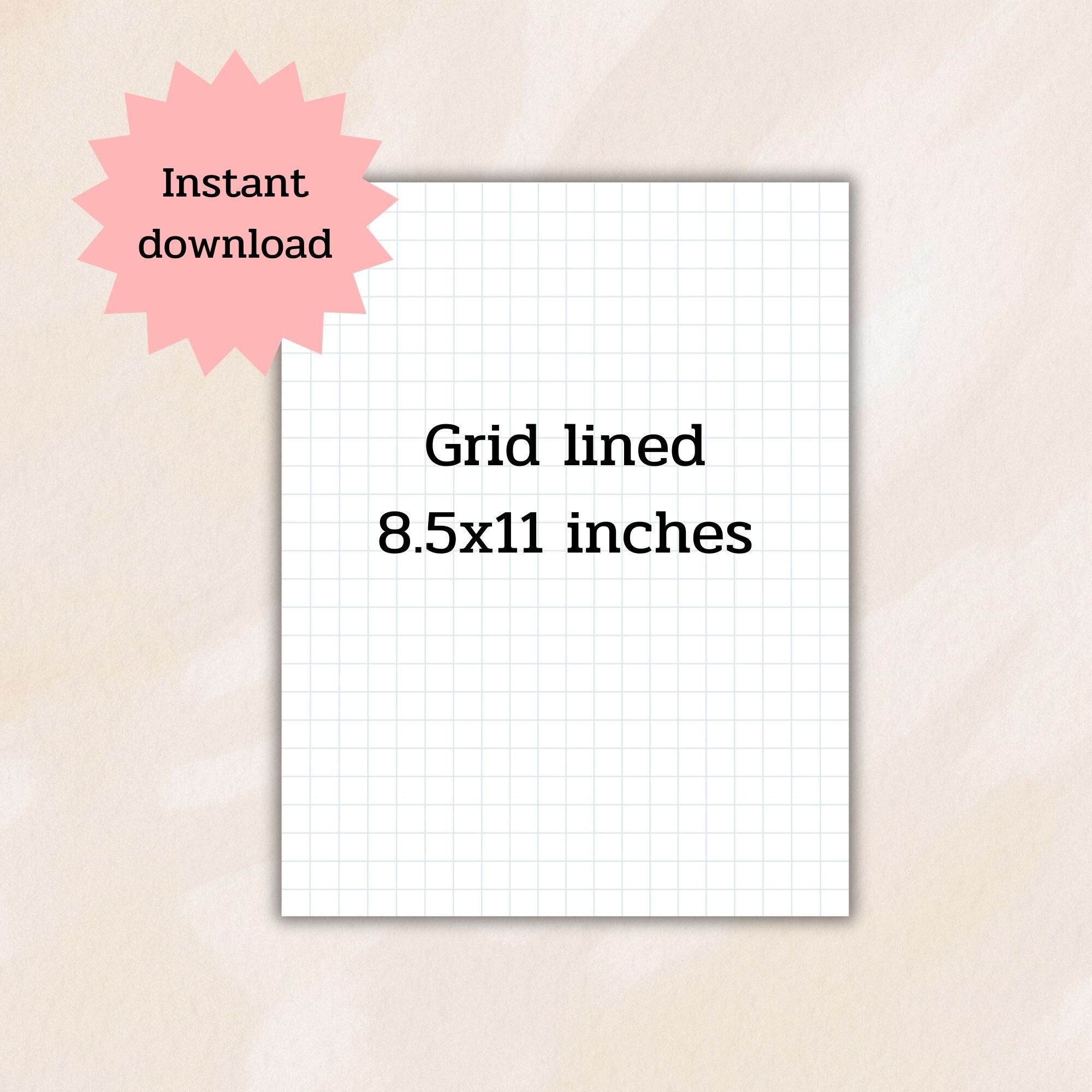 Dot Grid Paper Printable, Dot Grid Notebook, Dot Grid Planner, Dot Grid ...