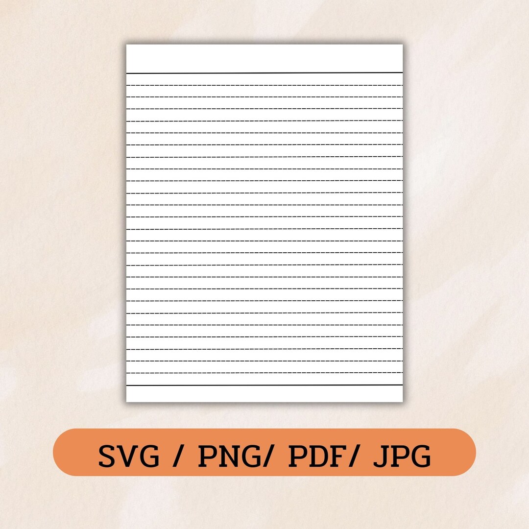 Printable Dot Lined Paper, Letter Size Planner, Lined Paper, Dot Line ...