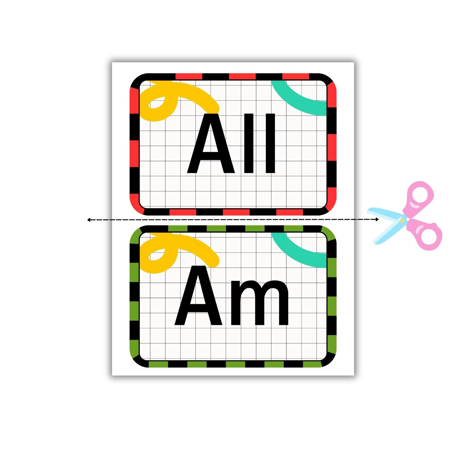 100 Sight Words, Printable Fry's First 100 Sight Word Flashcards, Pre ...