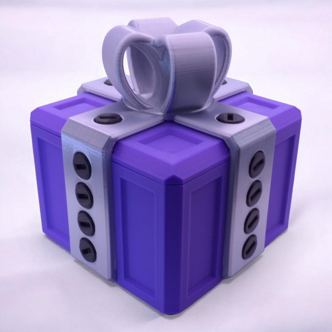 Square Annoying Gift Box | 3D Printed Bolted Closed Gift-box | 289 ...