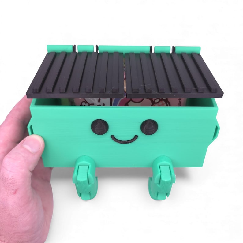 Dumpster Buddy Desk Organiser | 3D Printed Storage Bin | Shelf Decor ...