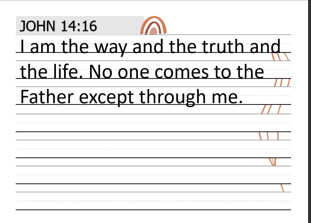 Kids Scripture Handwriting Practice - Printable 100-page Bible Learning ...