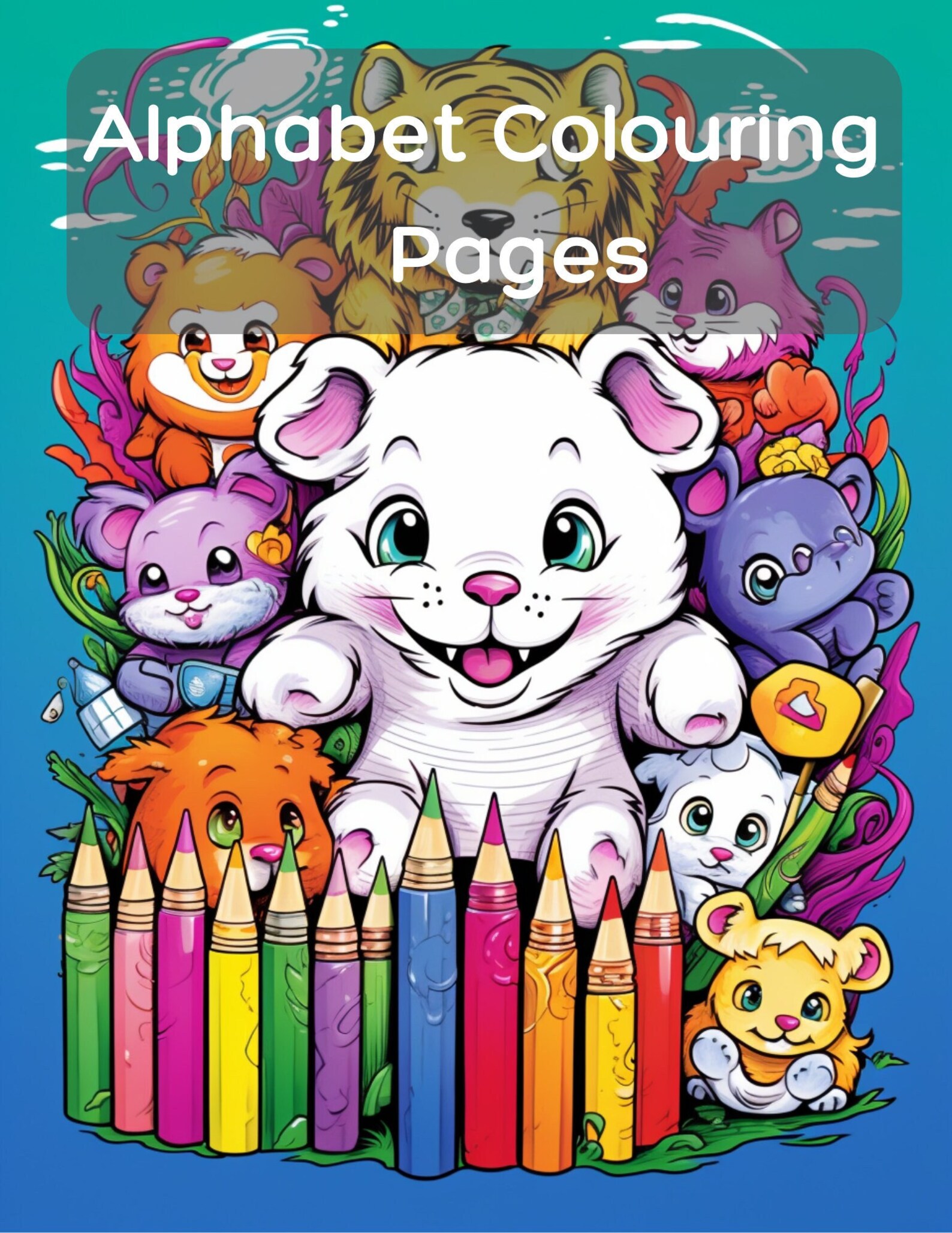 Alphabet Coloring & Tracing Pages, Printable Kids' Educational Activity ...