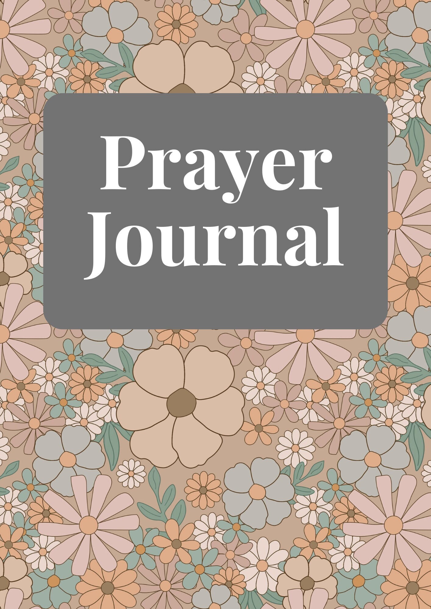Prayer Diary, 35-page Downloadable Christian Journal, Guided Faith ...