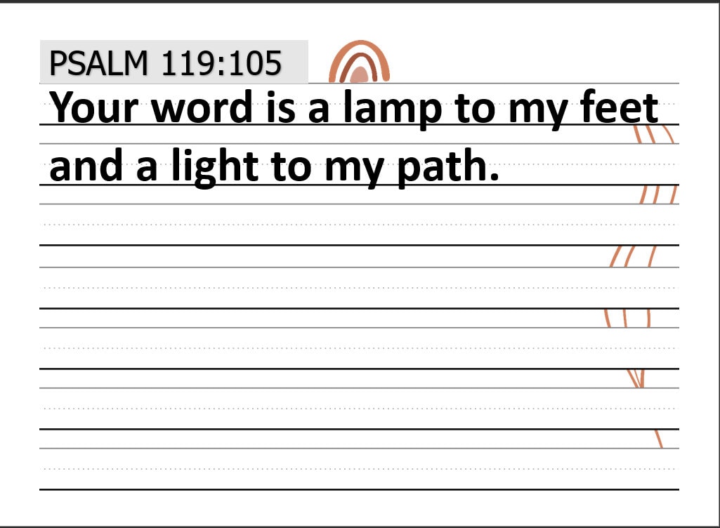 Kids Scripture Handwriting Practice - Printable 100-page Bible Learning ...