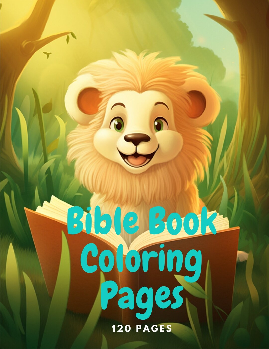 Bible Coloring Pages for Kids - 120-page Instant Download, Printable ...