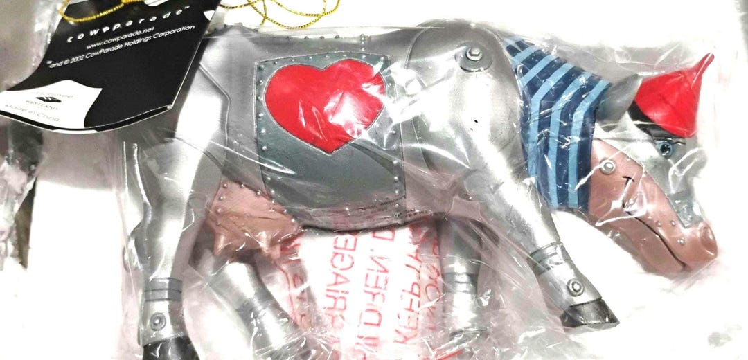 Cow Parade "tin Cow" Wizard of Oz - Etsy