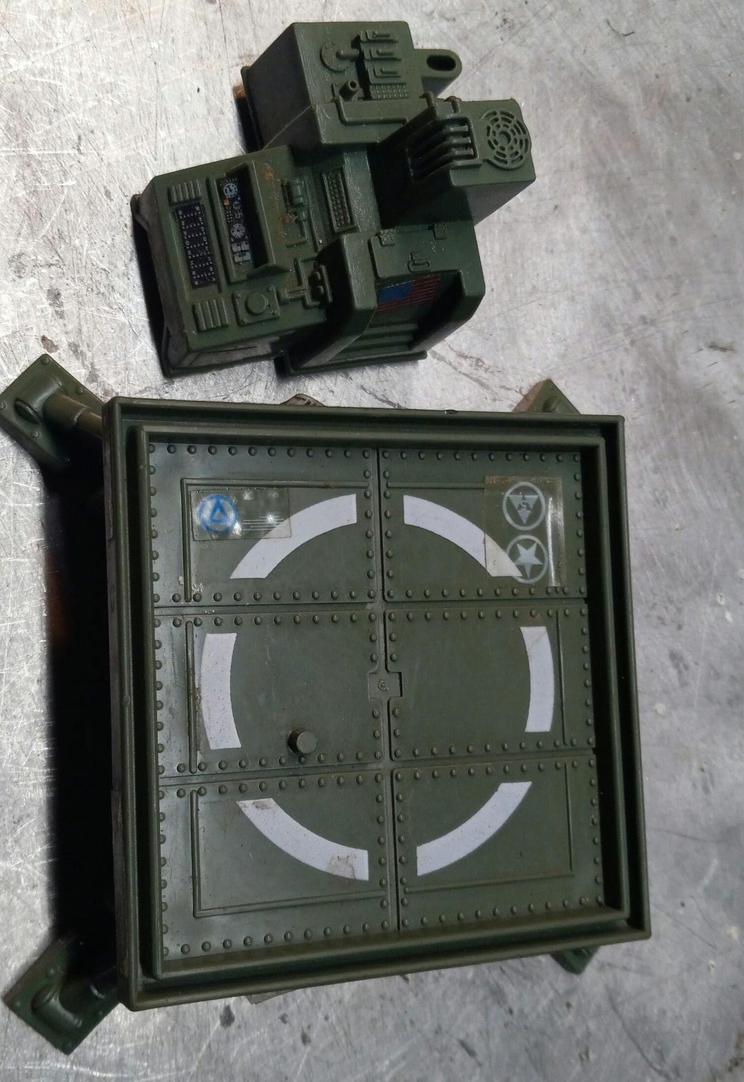 Vintage 1982 GI Joe Platform and Control Panel - Etsy