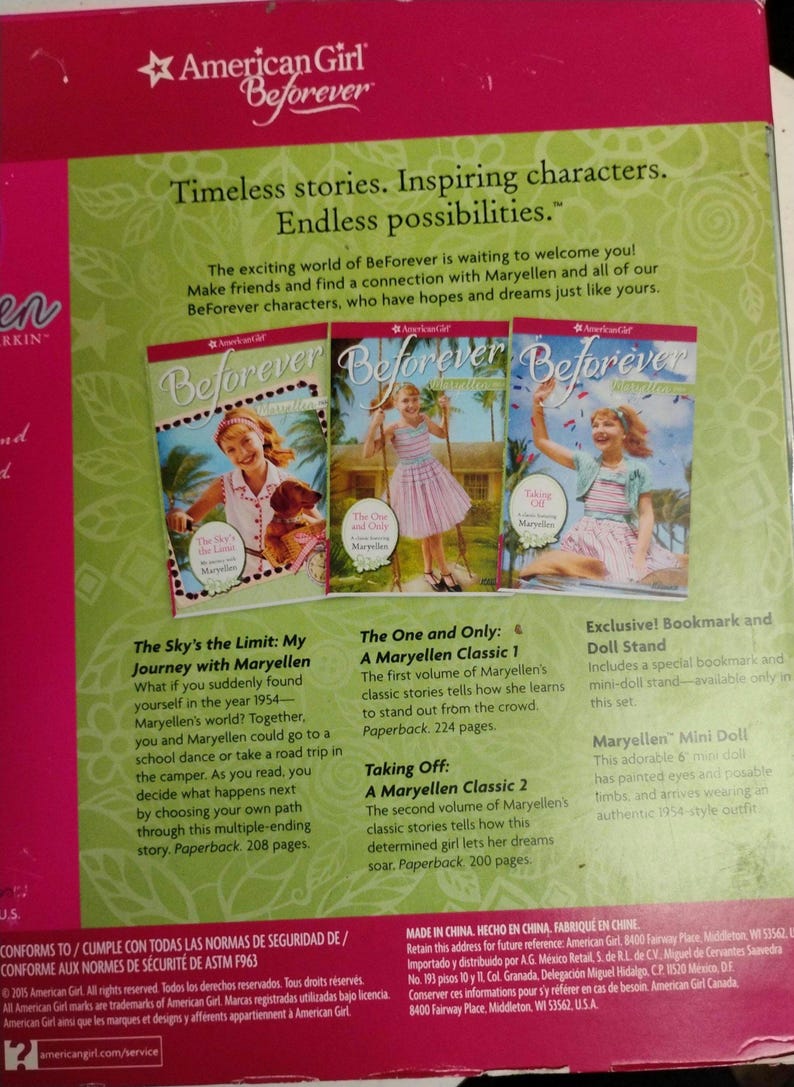 American Girl Mini Doll Maryellen 3 Books Collection - Etsy