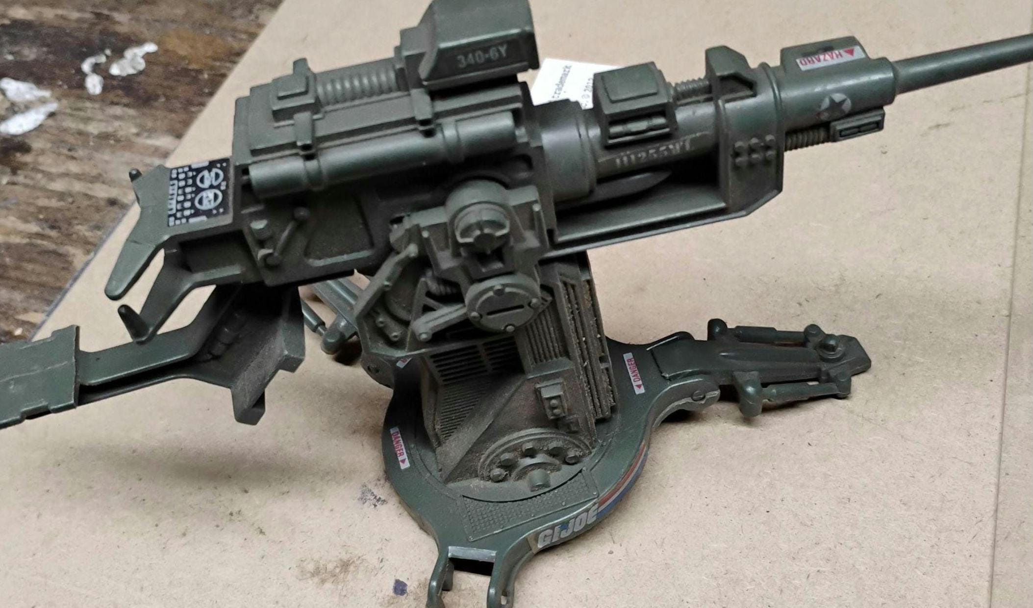 Vintage G.I. Joe FLAK Field Light Attack Cannon - Etsy