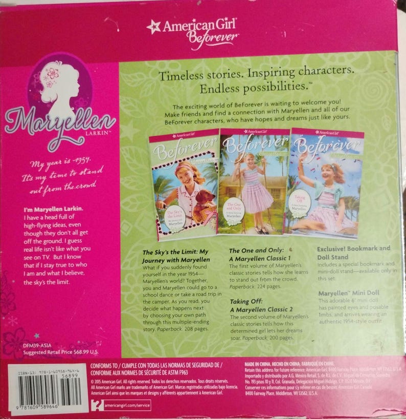 American Girl Mini Doll Maryellen 3 Books Collection - Etsy