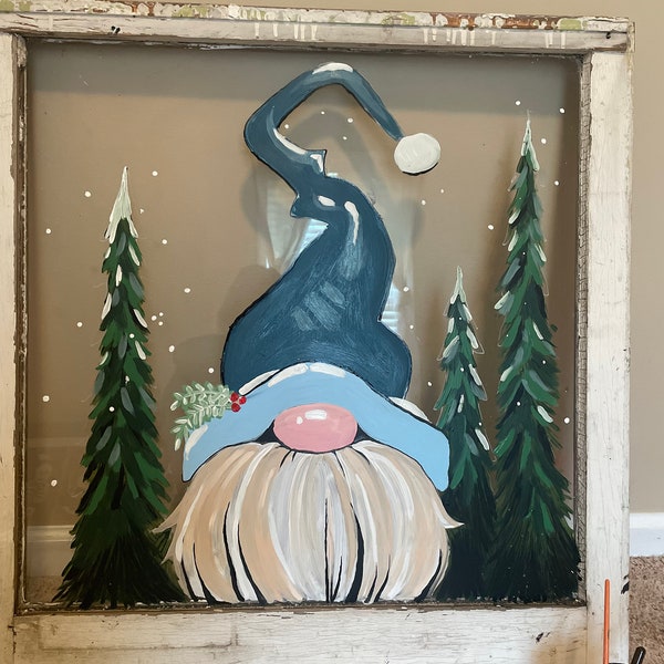 Gnome Painting - Etsy