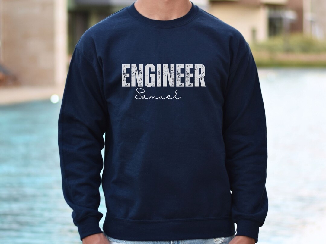 Personalized Name Engineer Sweatshirt,crewneck Sweater Graduation Gift ...