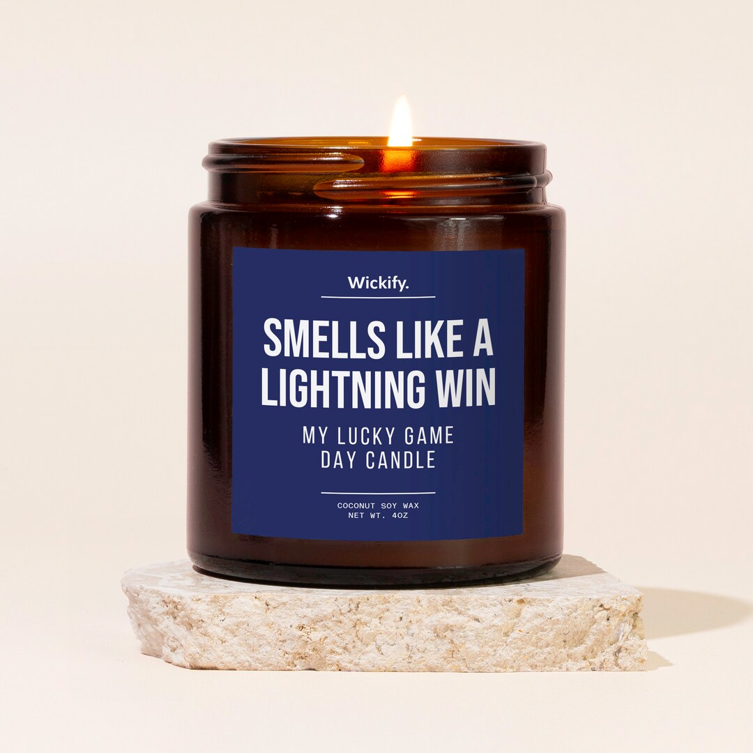 Smells Like A Lightning Win Candle, Lightning Candle, Lightning Gifts ...