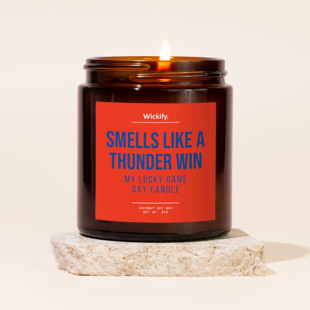 Smells Like A Thunder Win Candle, Thunder Candle, Thunder Gifts ...