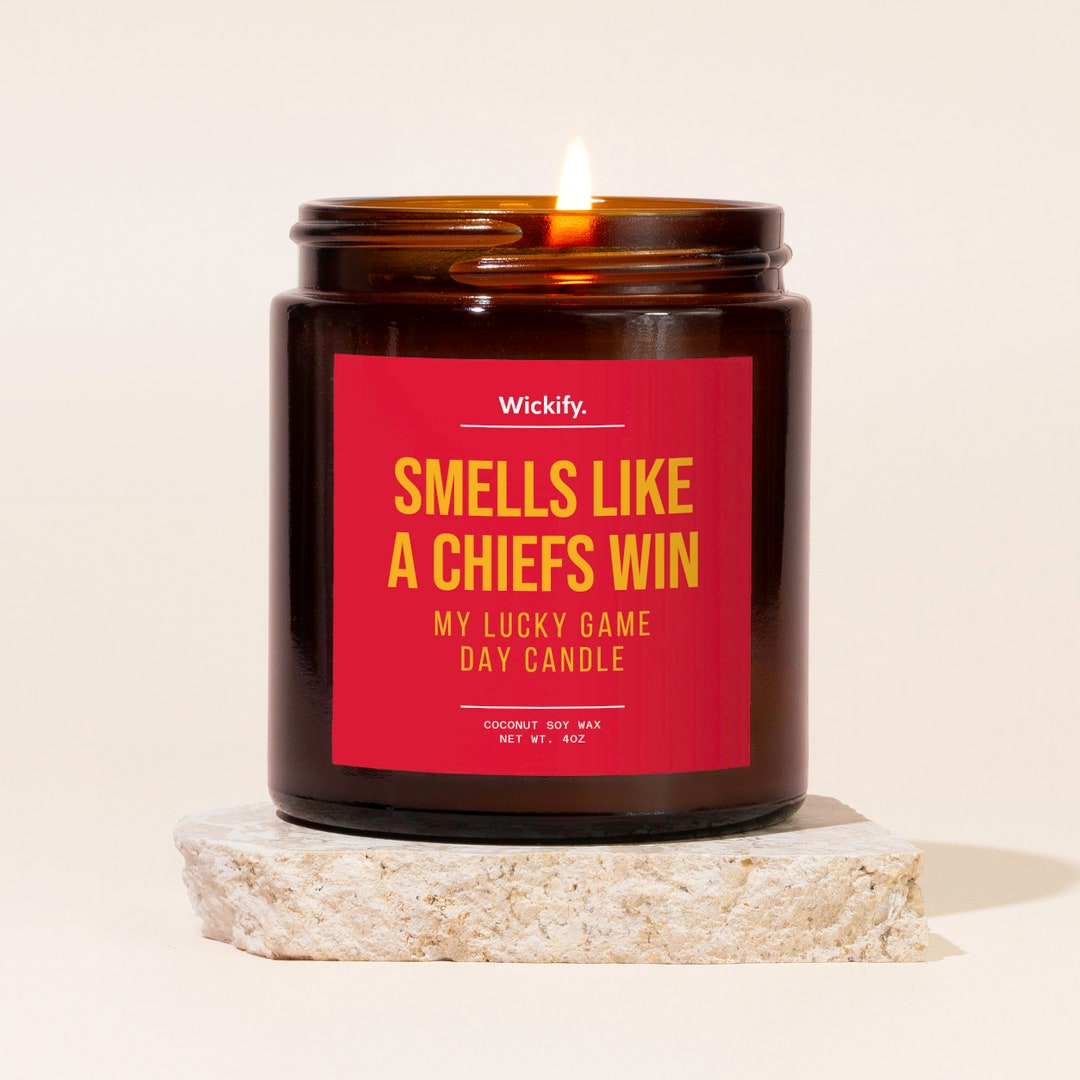 Smells Like A Chiefs Win Candle, Chiefs Candle, Chiefs Gifts, Chiefs ...