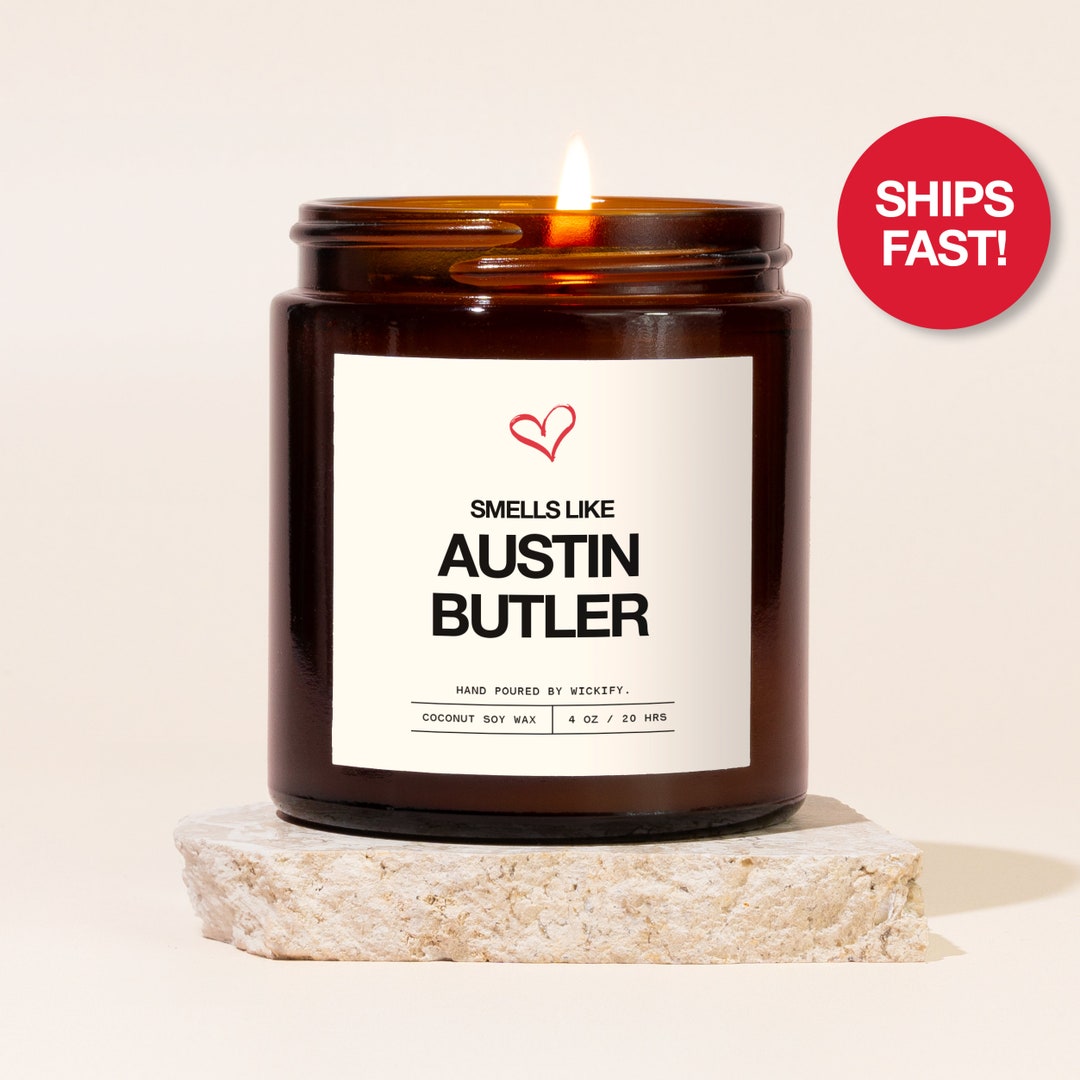 Smells Like Austin Butler Candle, Austin Butler Lover Gift, Funny ...