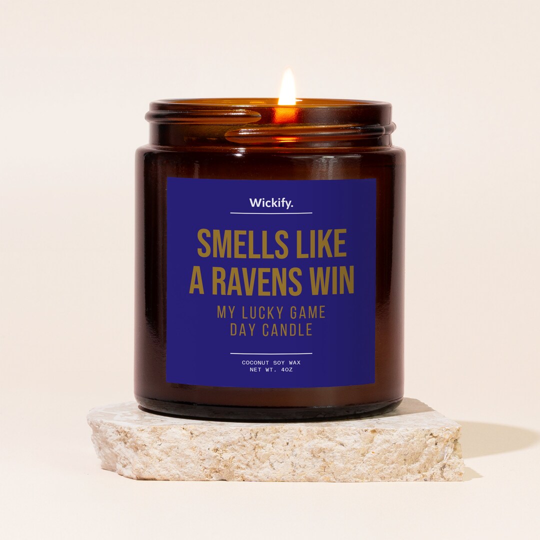 Smells Like A Ravens Win Candle, Ravens Candle, Ravens Gifts, Ravens ...