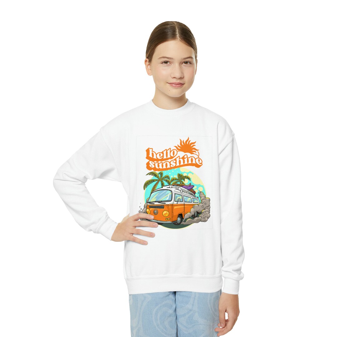 Hello Sunshine Boho Kids Jumper/sweatshirt - Etsy