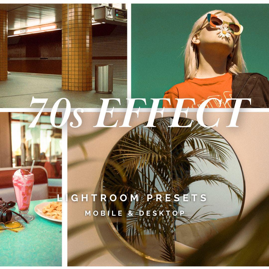9 70s Effect Vintage Lightroom Presets for Portrait, Landscape, Nature ...
