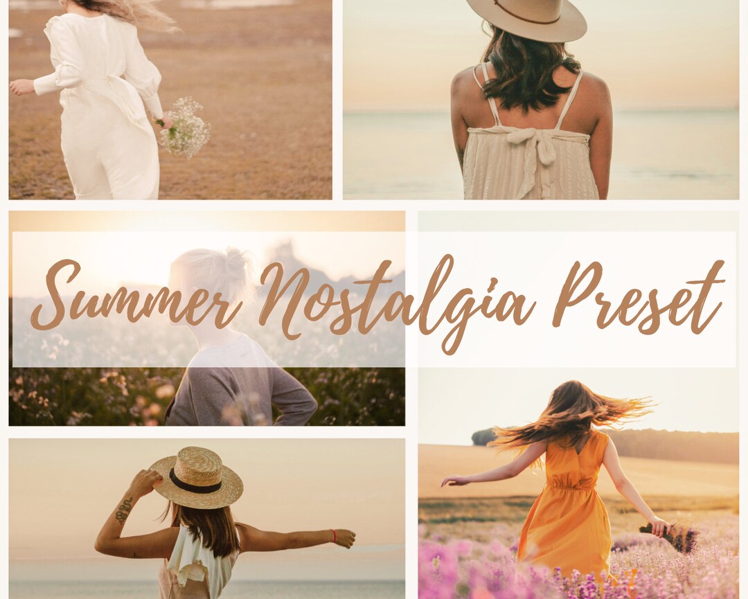 11 Summer Nostalgia Lightroom Presets | Portrait Travel and Lifestyle ...