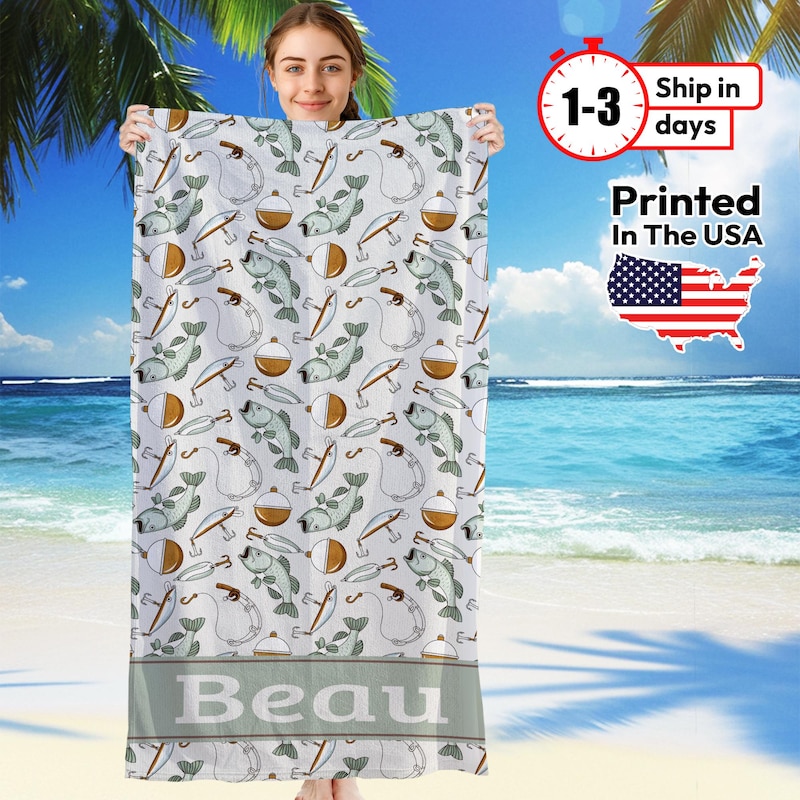 Fish Themed Beach Towels - Etsy