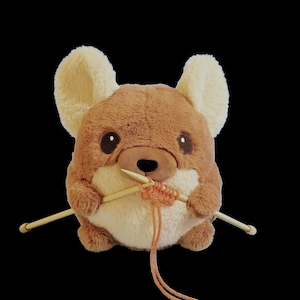 Breb Chinchilla Plushie | Large 9" Tall Stuffed Animal, Sensory ...