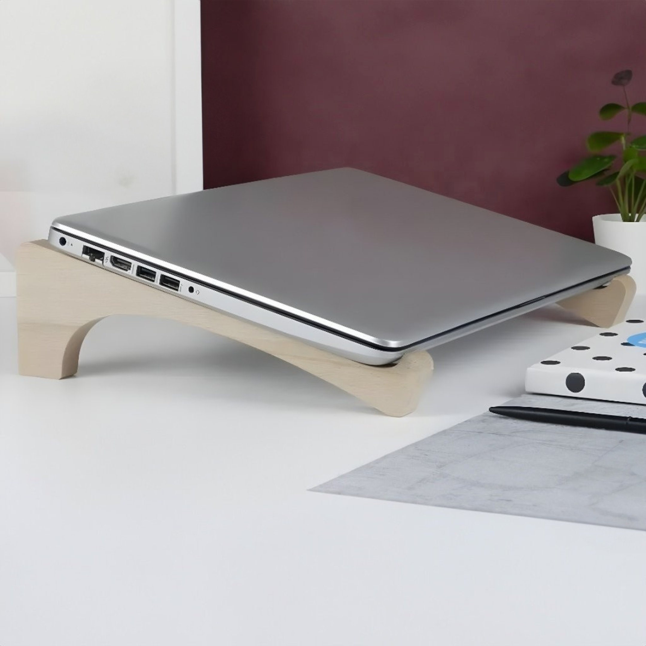 Diffirent Shapes Wood Laptop Stand, Stand for Laptop, Laptop Sleeves ...