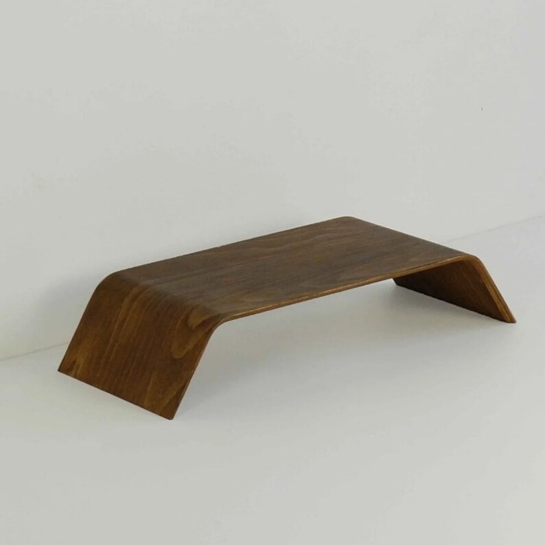 Monitor Stand Wood Monitor Stand WALNUT Gift for Her Gift for - Etsy