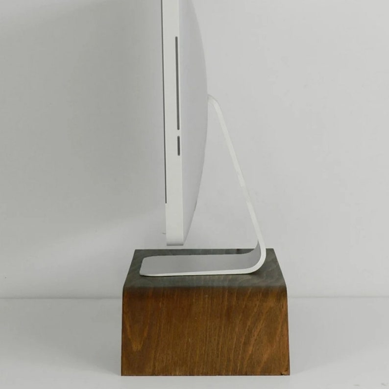 Monitor Stand Wood Monitor Stand WALNUT Gift for Her Gift for - Etsy