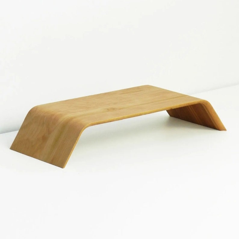 Monitor Stand Wood Monitor Stand WALNUT Gift for Her Gift for - Etsy