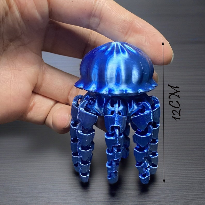 3d Printed Articulated Octopus, Realistic Articulated Octopus, Fidget ...