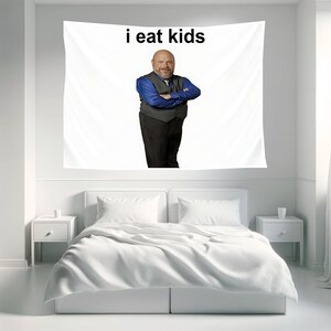 Bertram I Eat Kids Funny Tapestry Jesse Tapestry Funny Meme - Etsy