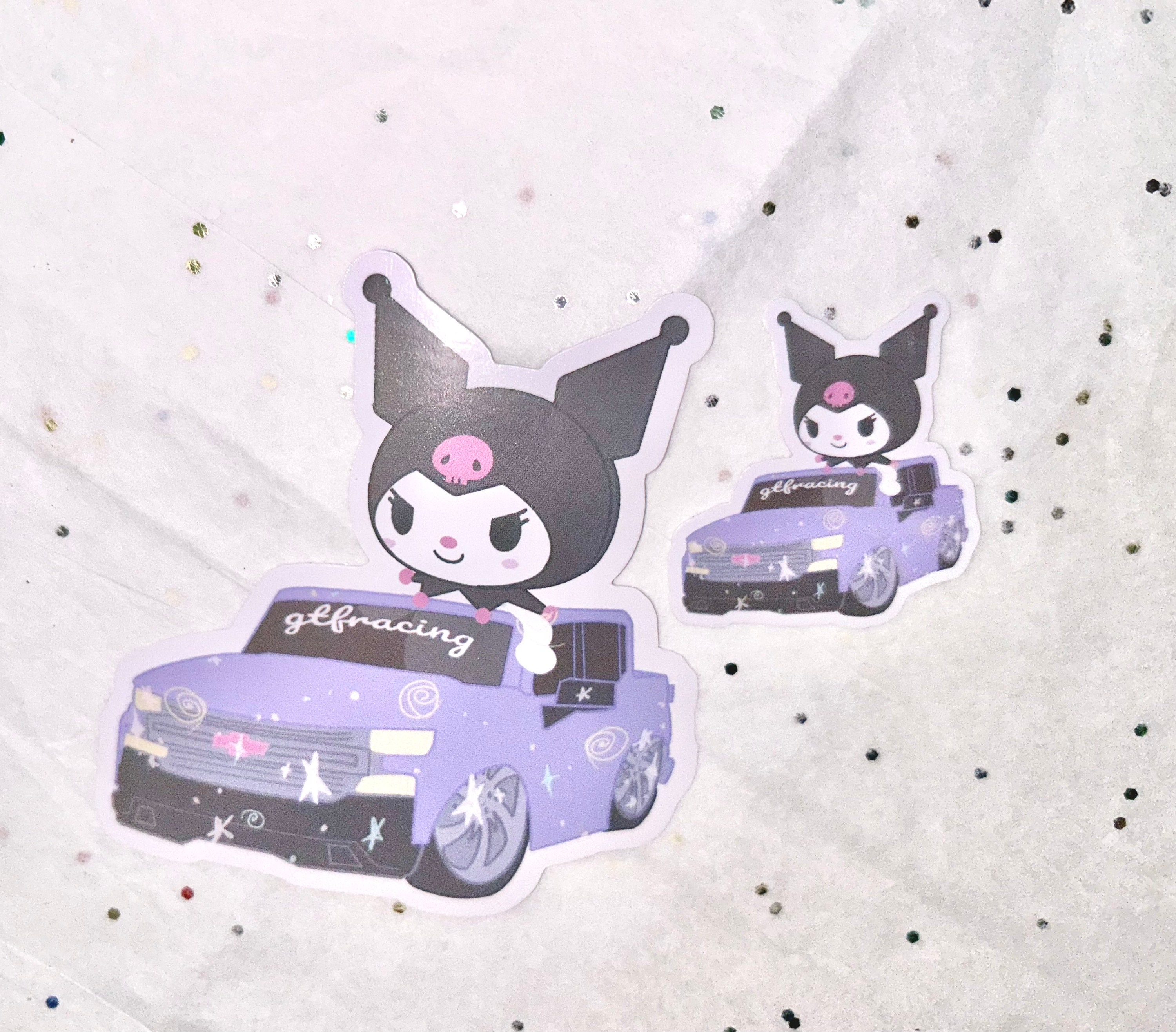 Kuromi W/truck Sticker - Etsy