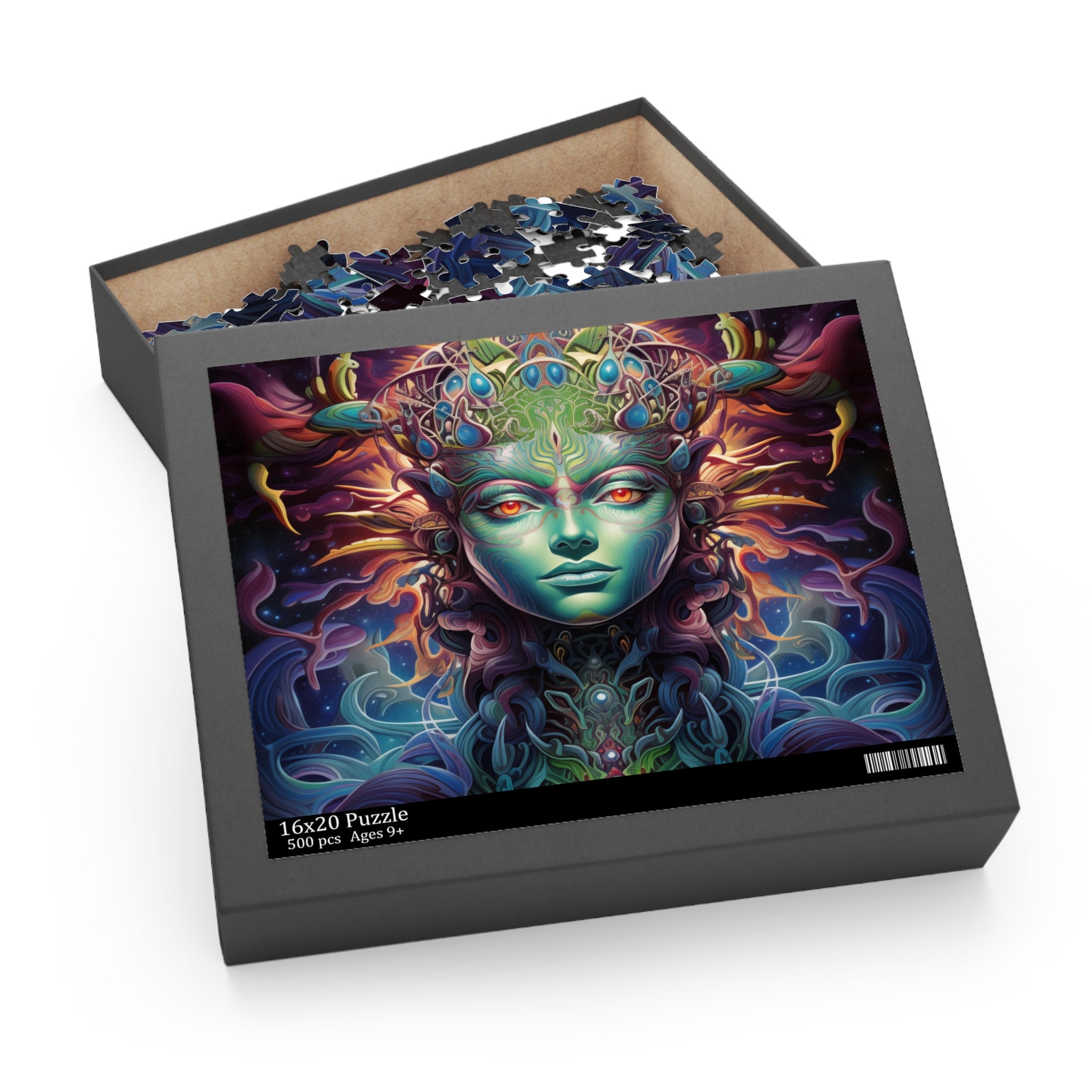 Psychedelic Puzzle 1,psychedelic Dream World Puzzle 500-piece, Puzzle ...