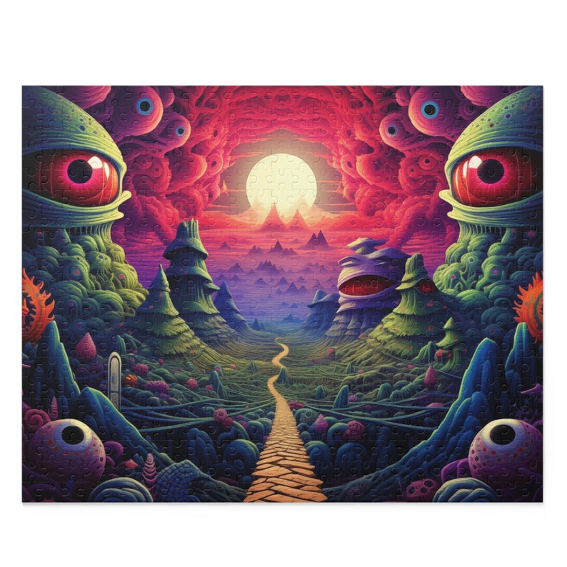 Psychedelic Puzzle 3, Psychedelic Dream World Puzzle 500-piece, Puzzle ...