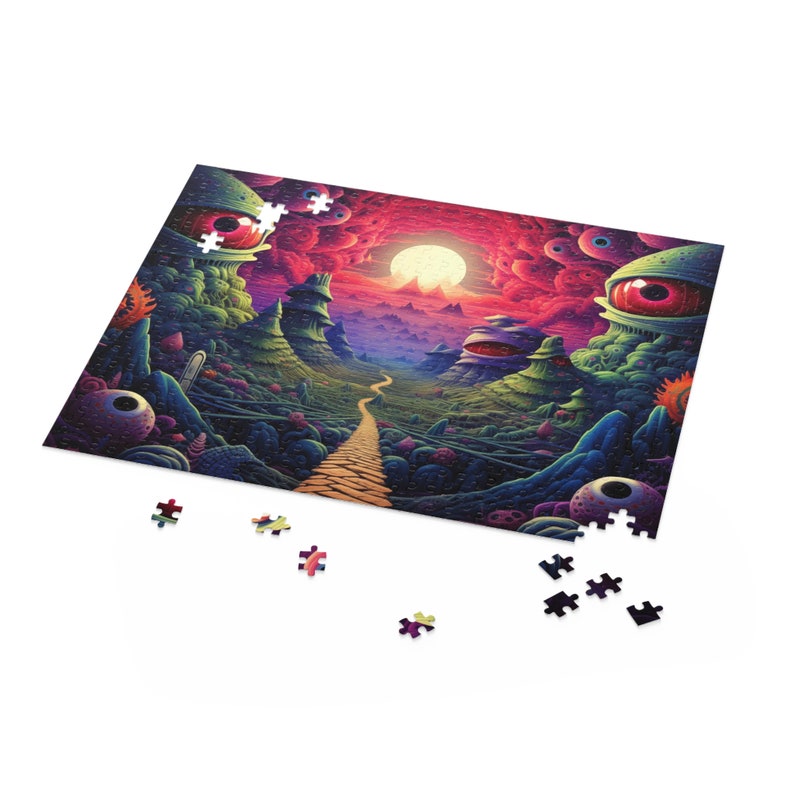 Psychedelic Puzzle 3, Psychedelic Dream World Puzzle 500-piece, Puzzle ...