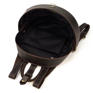 Personalized Leather Backpack Unique Design Beetles Style Backpack Men ...