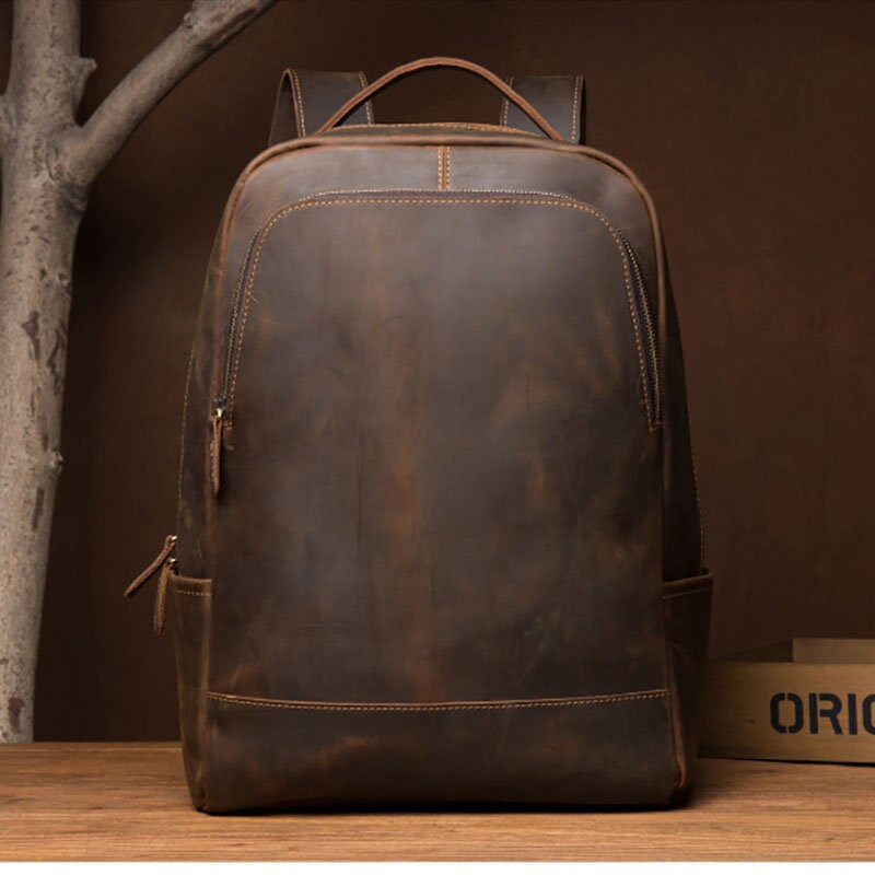 Leather Backpack Men - Etsy