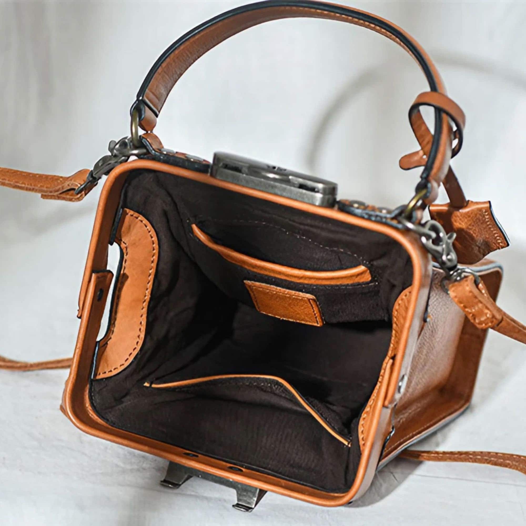 Full Grain Leather Bag, Handmade Leather Bag, Handbag, Woman Leather ...