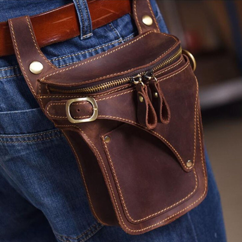 Leather Belt Bag - Etsy
