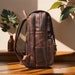 Personalized Leather Backpack for Man, Travel Backpack, Office School ...